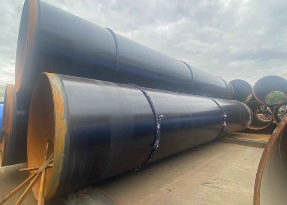 3LPE Seamless Coated Steel Pipes 3 Layers Polyethylene Coating Pipeline