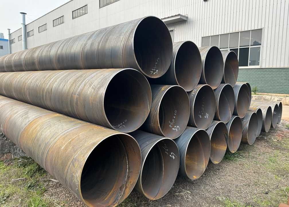 SSAW CS Carbon Steel Pipes API 5L PSL1 PSL2 ASTM A795 A135 A252 AWWA C200