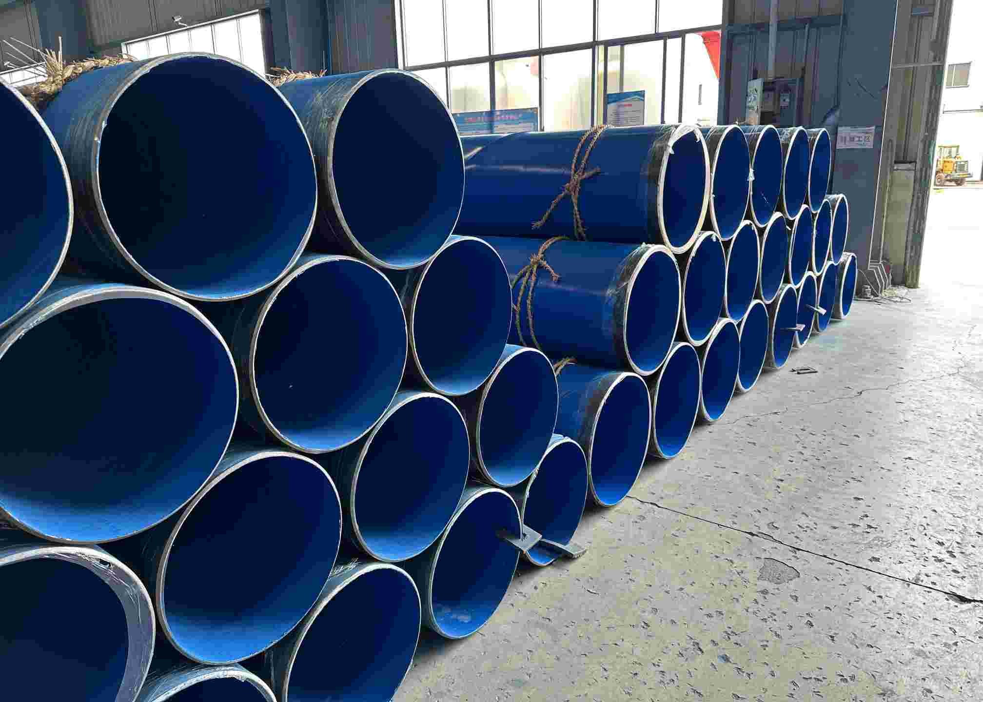 3 Layer Polypropylene Coated Steel Pipe 3LPP Coated Line Pipe DIN30678 ...